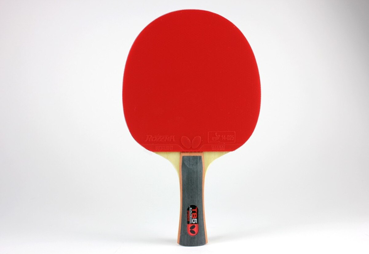 TB5 Alpha Pro-Line with Rozena & Case | Butterfly Table Tennis Racket